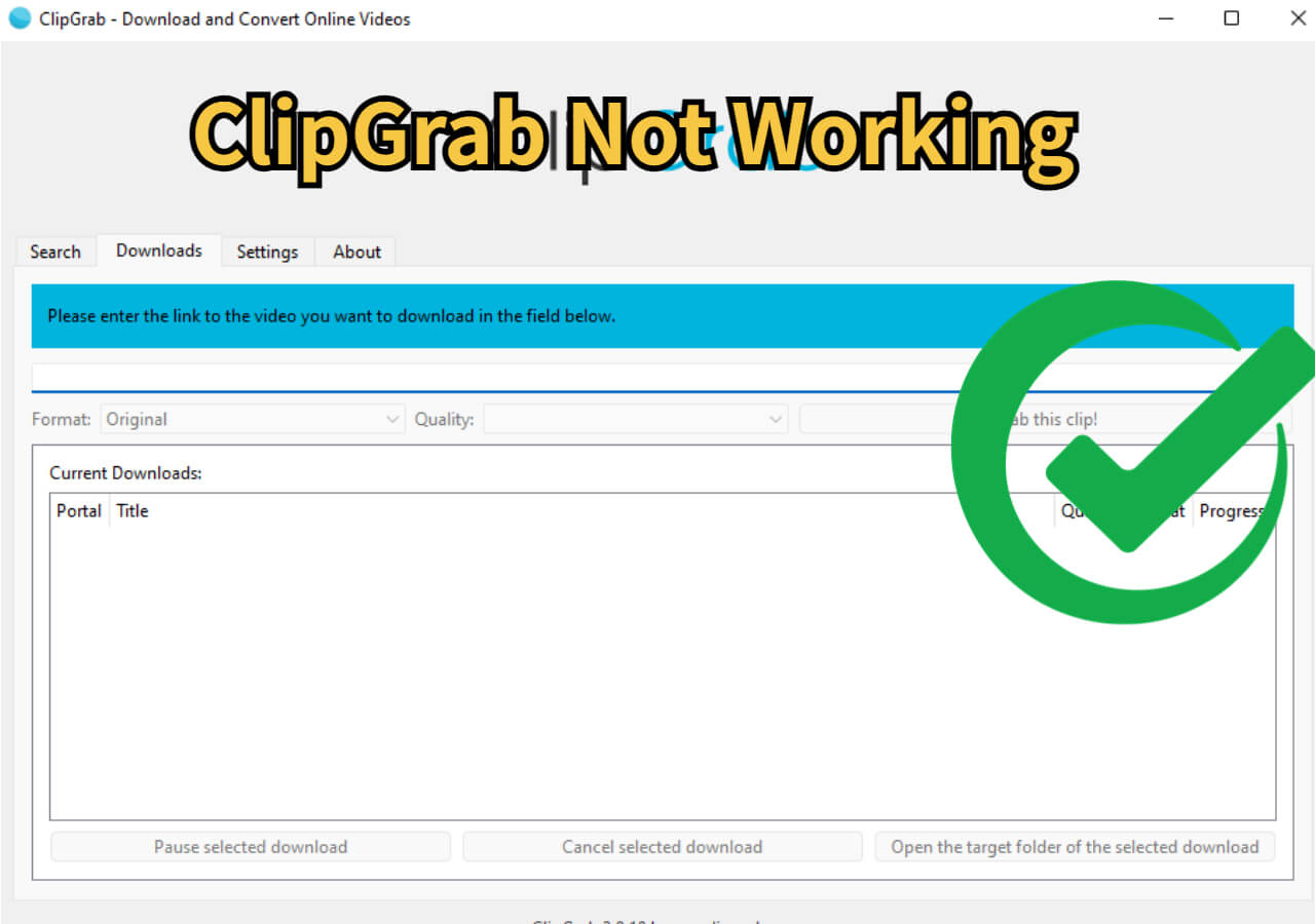 修復 ClipGrab 不工作的問題 | 2025年