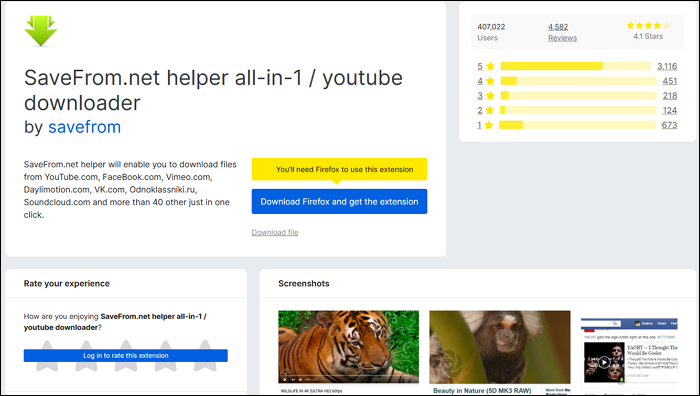 YouTube Video Downloader for Firefox [Top 5]