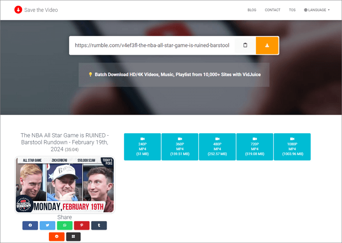Rumble Video herunterladen [Shnell und sicher] - EaseUS
