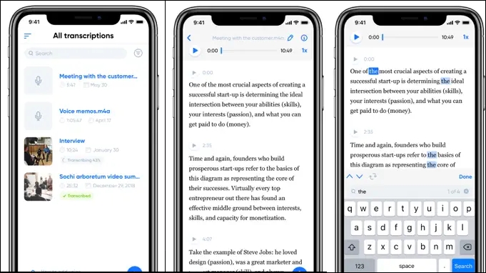 Transcribe Voice Memo to Text on Computer/Phone/Web