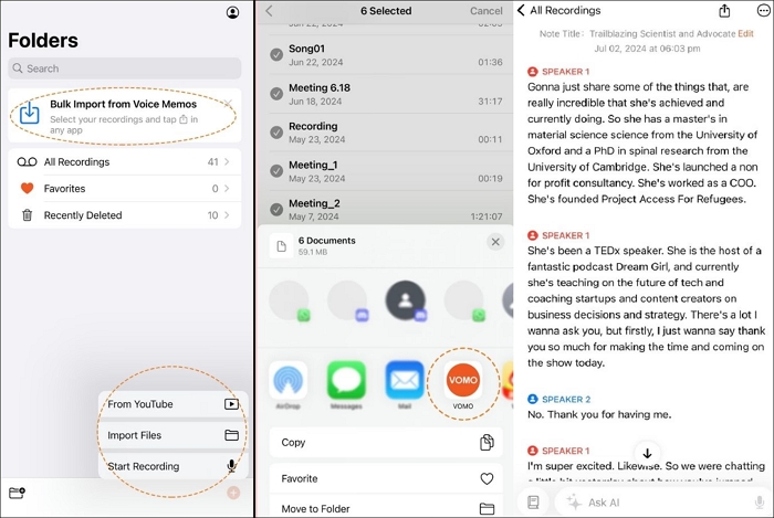 Transcribe Voice Memo to Text on Computer/Phone/Web