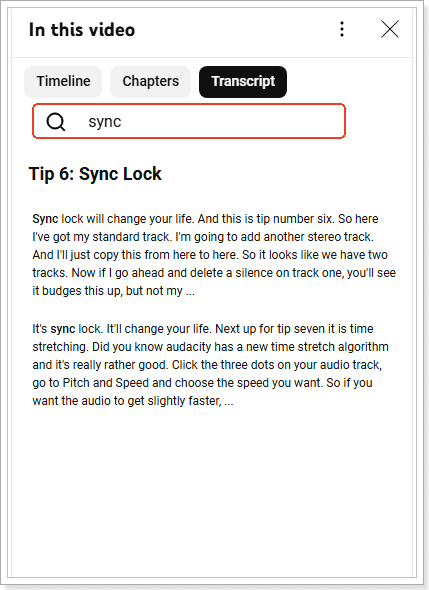How to Open Transcript on YouTube